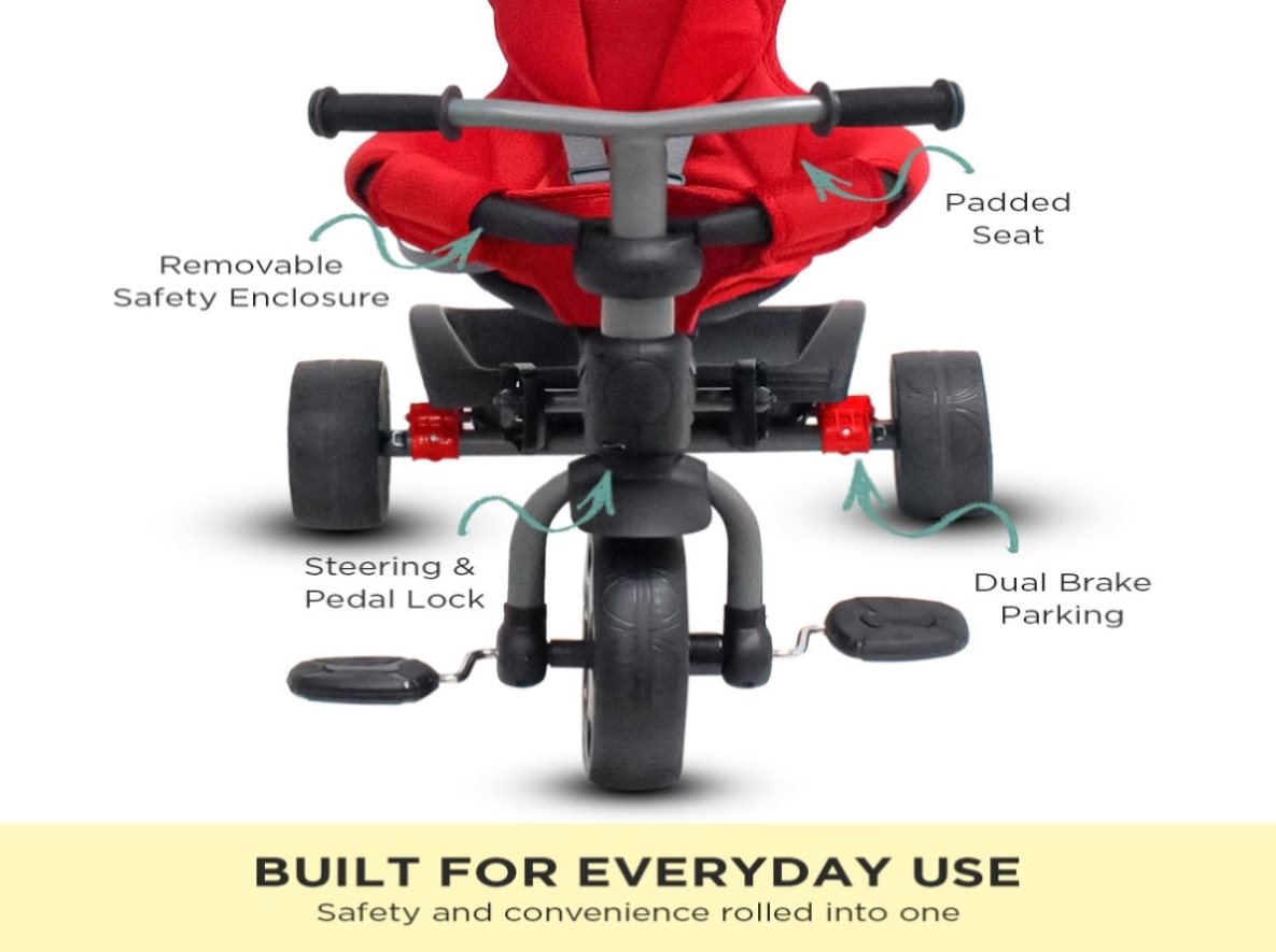 Veebee Explorer 3-Stage Kids Trike with Canopy - Red T0090 – ZNTS ...