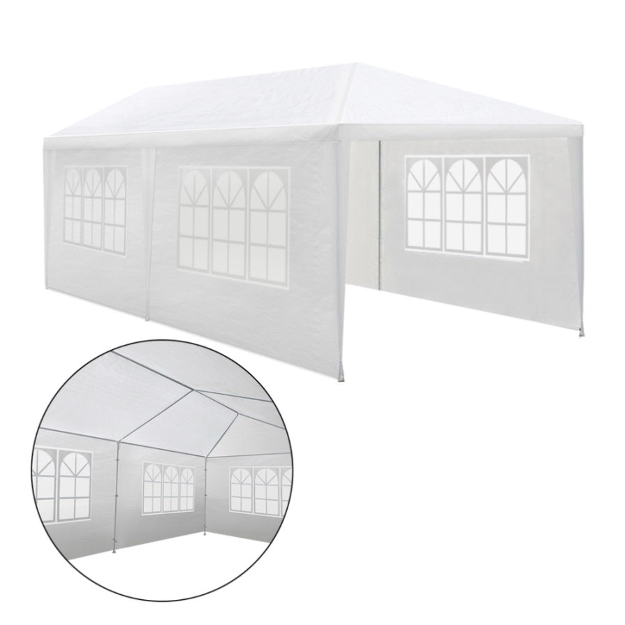 Instahut Gazebo 3x6m Marquee Wedding Party Tent Outdoor Camping Side ...