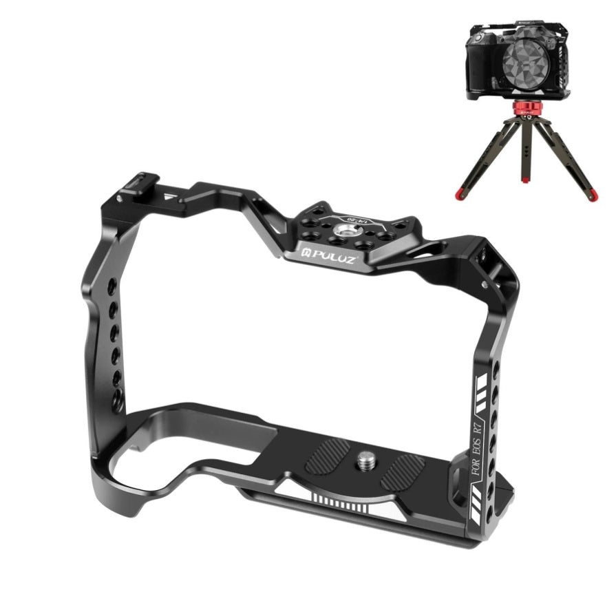 Metal Camera Cage For Canon Eos R7 Stabilizer Rig - Black PRL-B6013UP ...