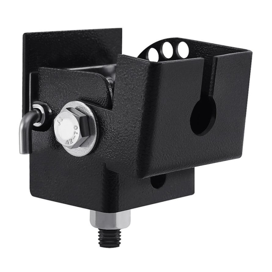 Adjustable Folding UHF Antennas Mount Bracket Black Bullbar Clamp V63 ...