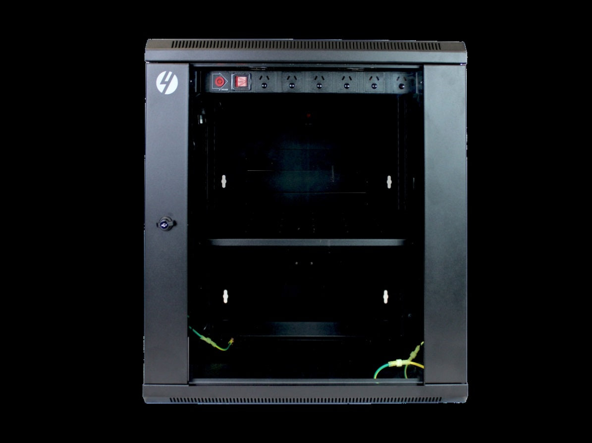 4Cabling 12RU 600mm Wide x 600mm Deep Hinged Wall Mount Server Rack 002 ...