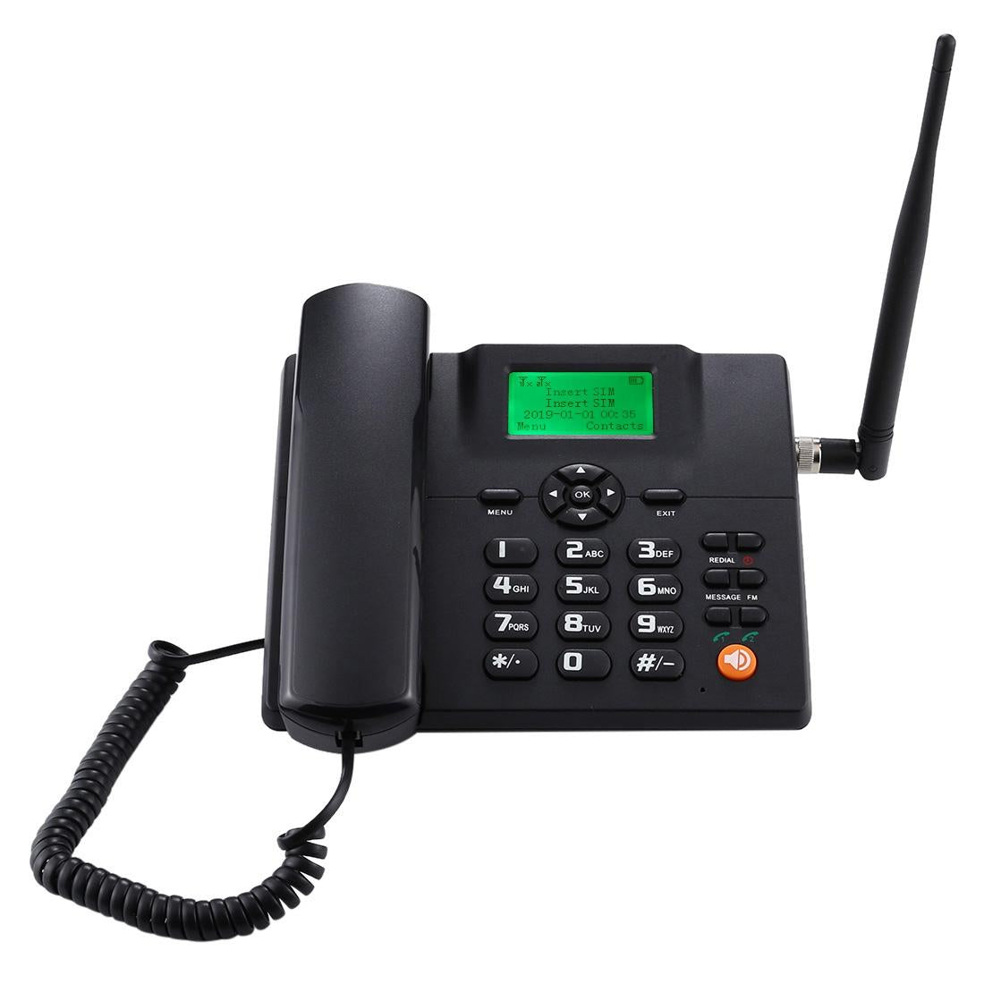 Zt600S Fixed Wireless Gsm Business Phone With 2.4 Tft Screen - Black ...