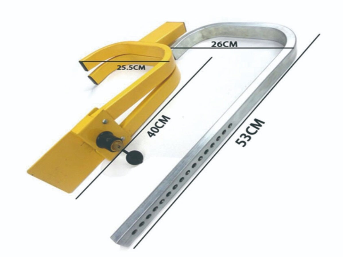 Heavy Duty Wheel Lock Clamp Anti-theft Vehicle Caravan Security 13''-15 ...