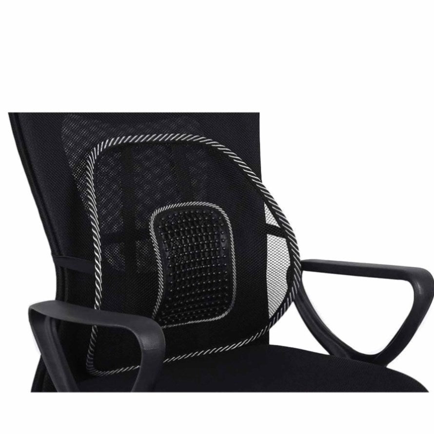 Better Back Support Chair Posture Lumbar Brace Mesh with Massage Beads ...