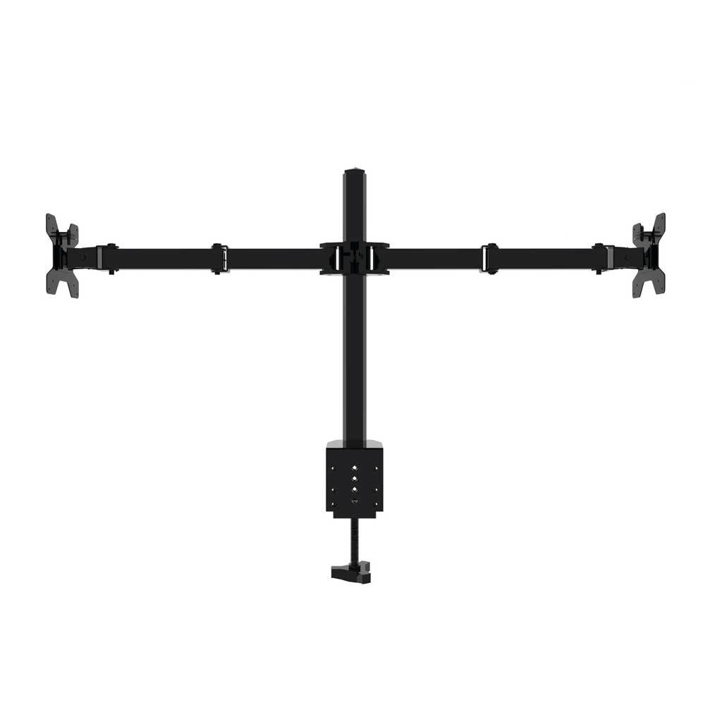 Monitor Stand Arm Dual HD LED TV Freestanding Mount Holder 2 Arm ...